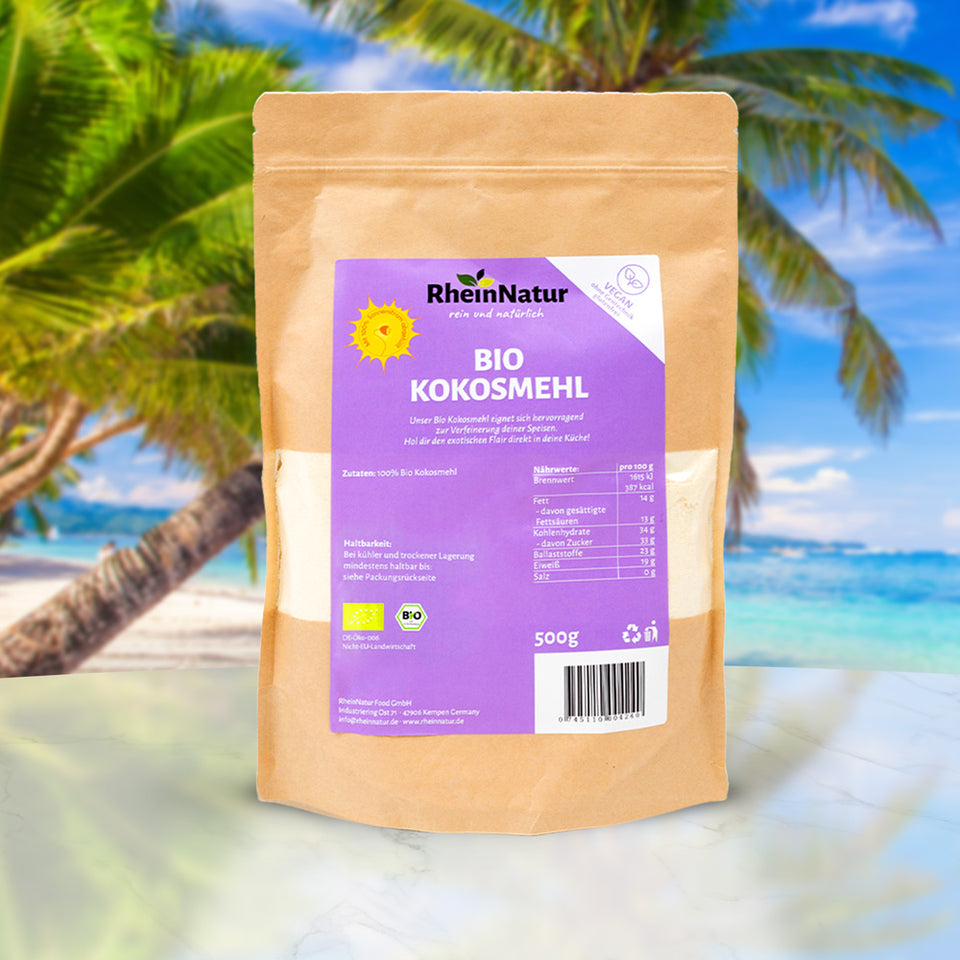 BIO Kokosmehl - Low Carb, Glutenfrei & Vegan | Perfekt zum Backen ...